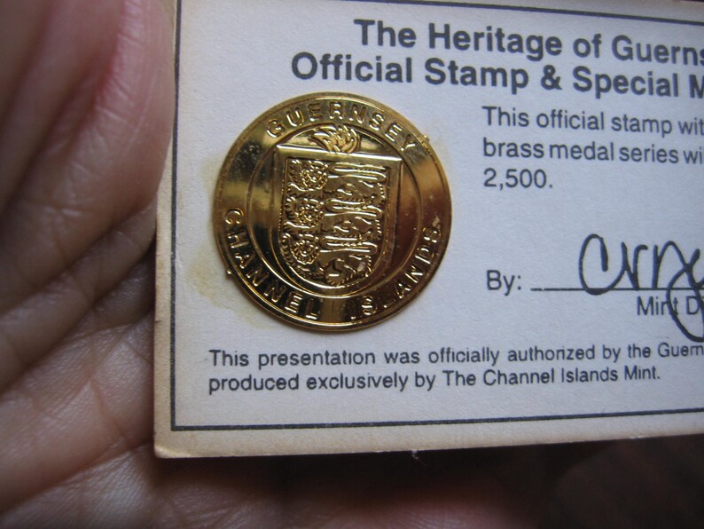 Vintage 90's, Rare the Heritage of Guernsey Official Stamp & Special ...