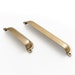 Drawer Cup Handles. Front Fixing Solid Brass Drawer Pulls. Perfect for ...