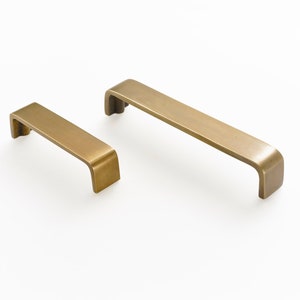 Kitchen Drawer Handles. 2 Sizes of Solid Brass Pulls Supplied With ...