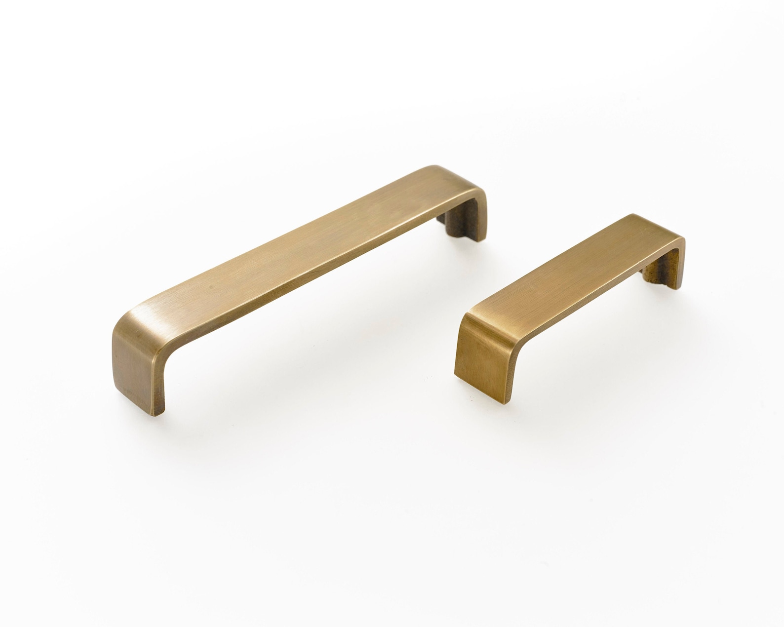 Kitchen Drawer Handles. 2 Sizes of Solid Brass Pulls Supplied With ...
