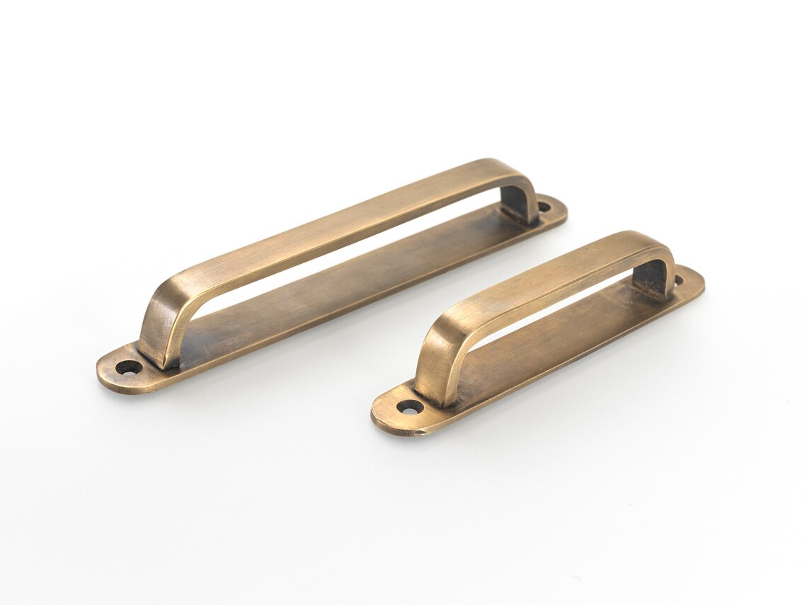 Brass Drawer Handles Kitchen Handles Brass Drawer Pulls - Etsy