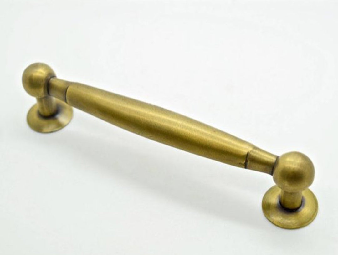 Gorgeous Kitchen Drawer Handles. Solid Brass Cabinet Hardware ...