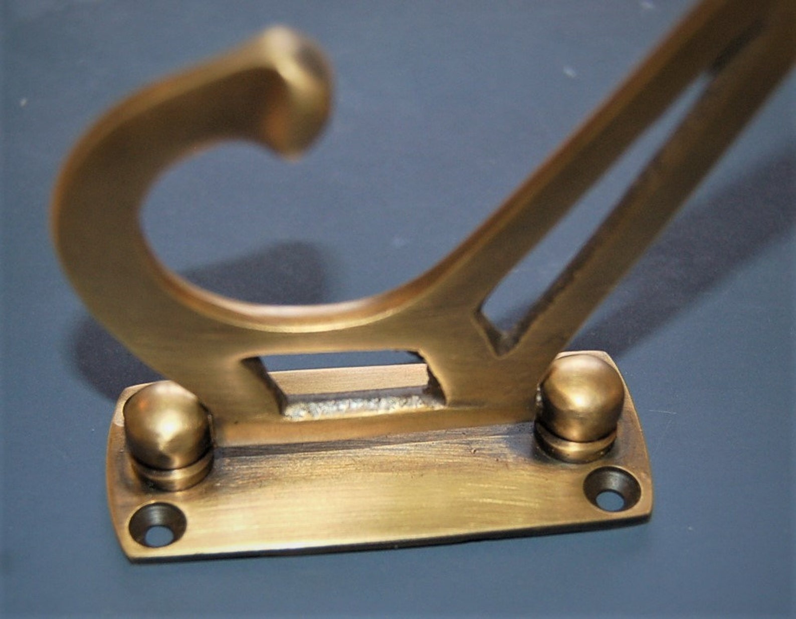 Robe Hooks. Solid Brass Folding / Space Saving Wall and Door Hooks ...