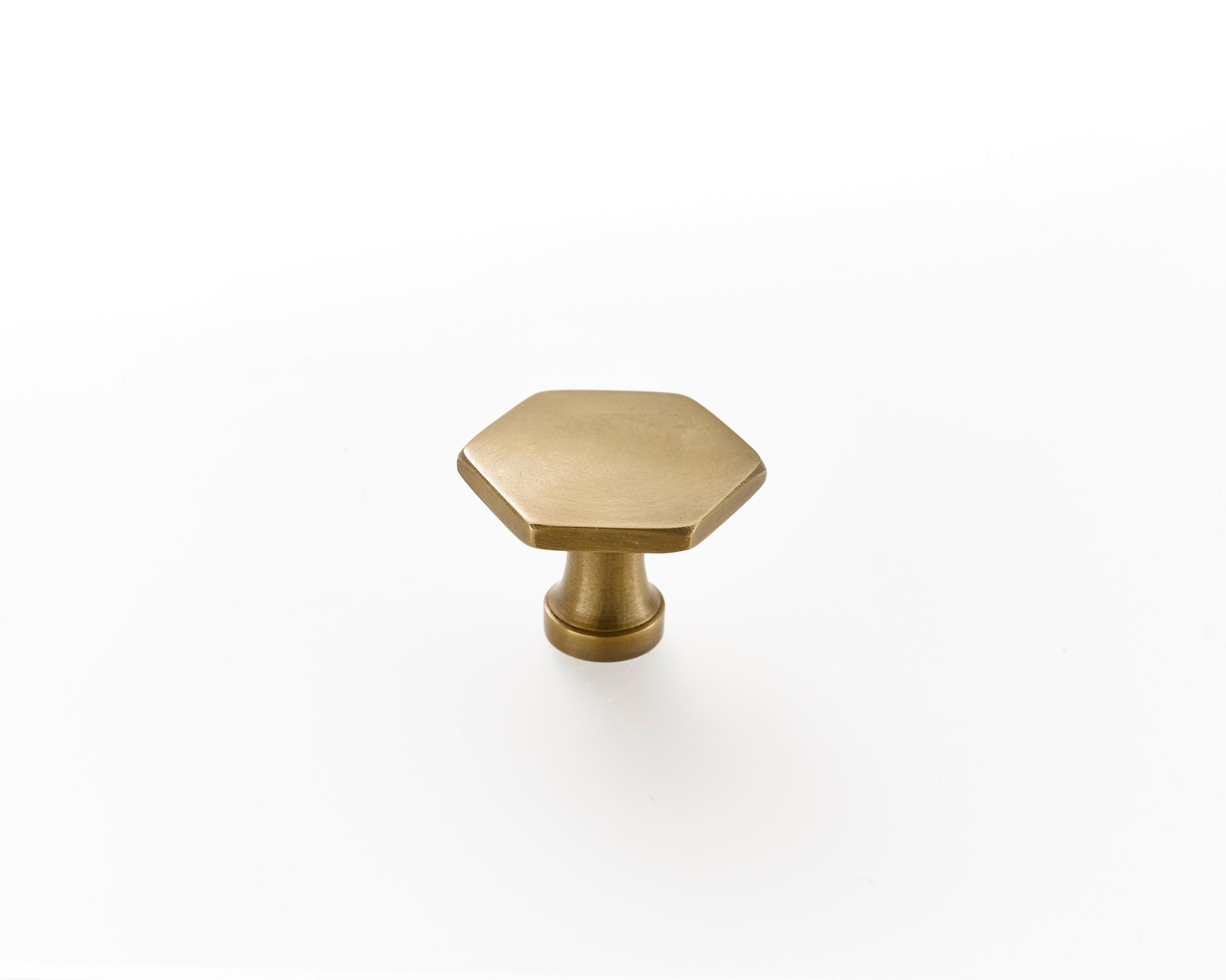 Hexagonal Brass Drawer Handles. Kitchen Handles , Cupboard Handles ...