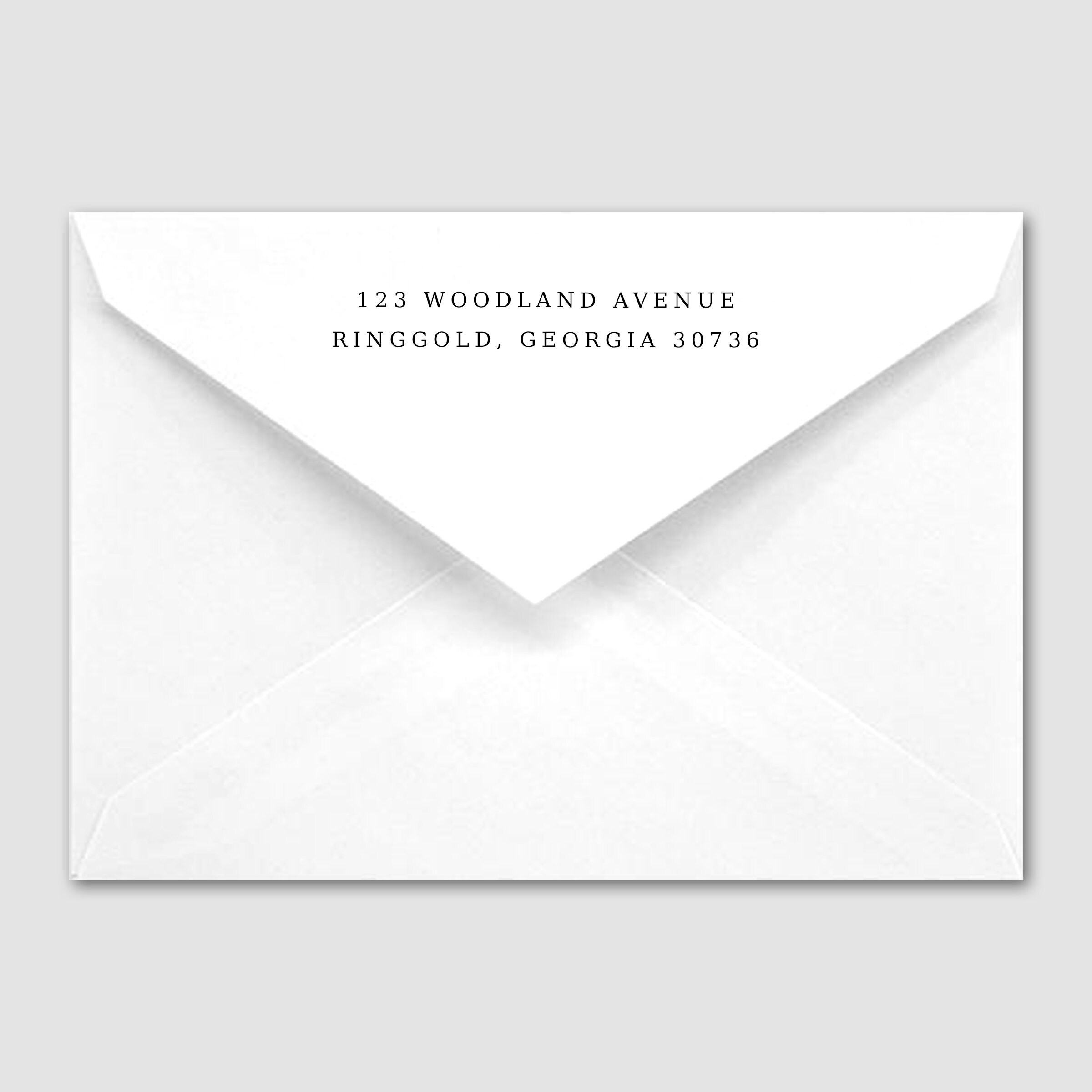 Where To Put Return Address Where To Put Return Address