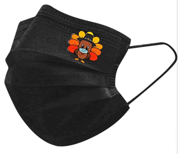 Thanksgiving Face Masks Disposable Face Masks for Adults and - Etsy