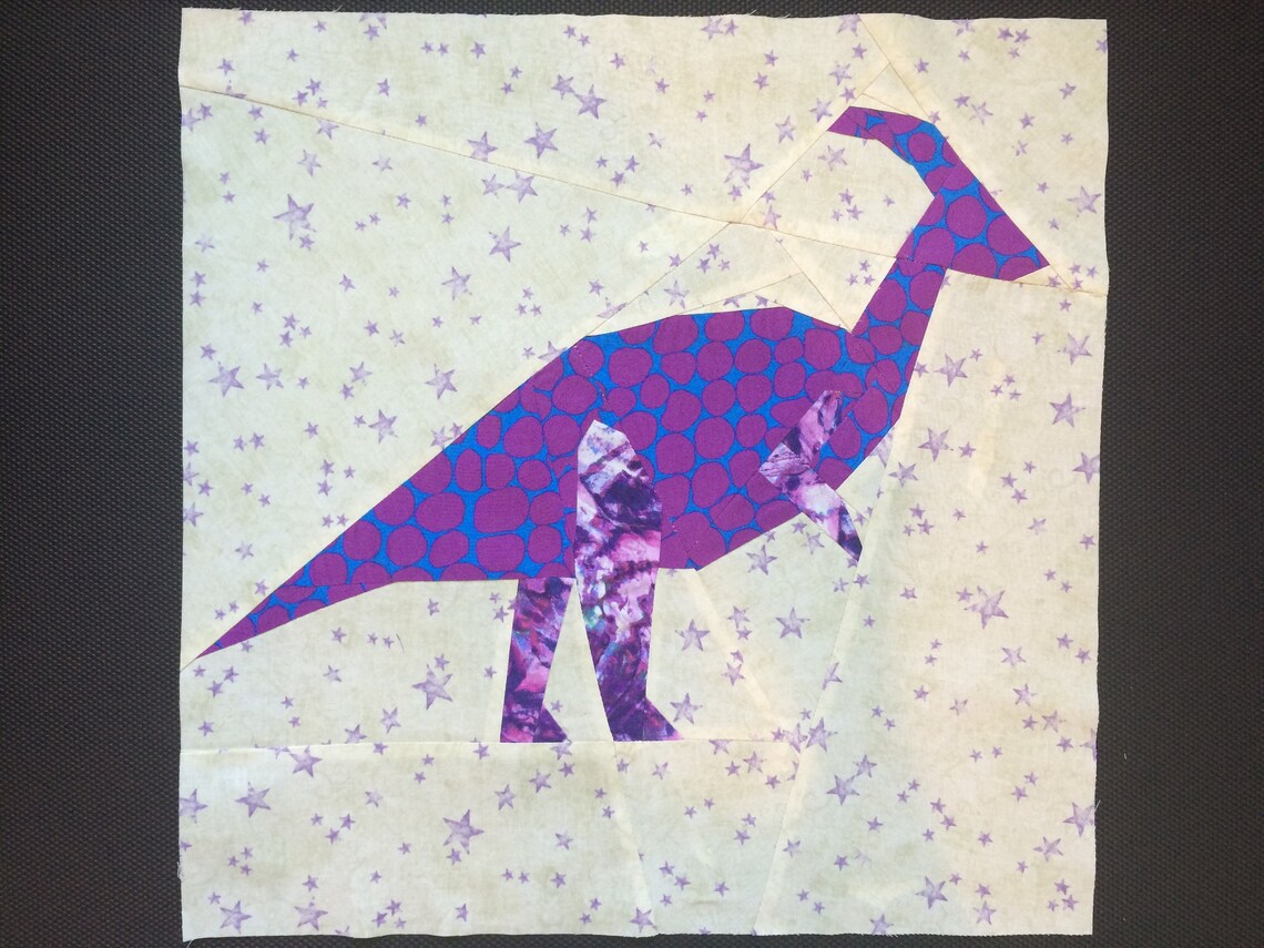 Dinosaur Quilt Bundle FPP Pattern Foundation Paper Pieced | Etsy