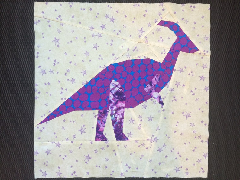 Dinosaur Quilt Bundle, FPP Pattern, Foundation Paper Pieced, Quilt ...
