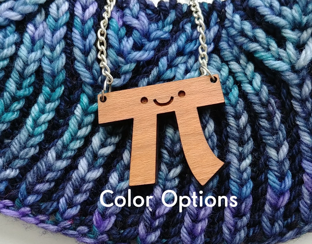 Pi Necklace Color Options Math Teacher Gift Pi Day Gifts - Etsy