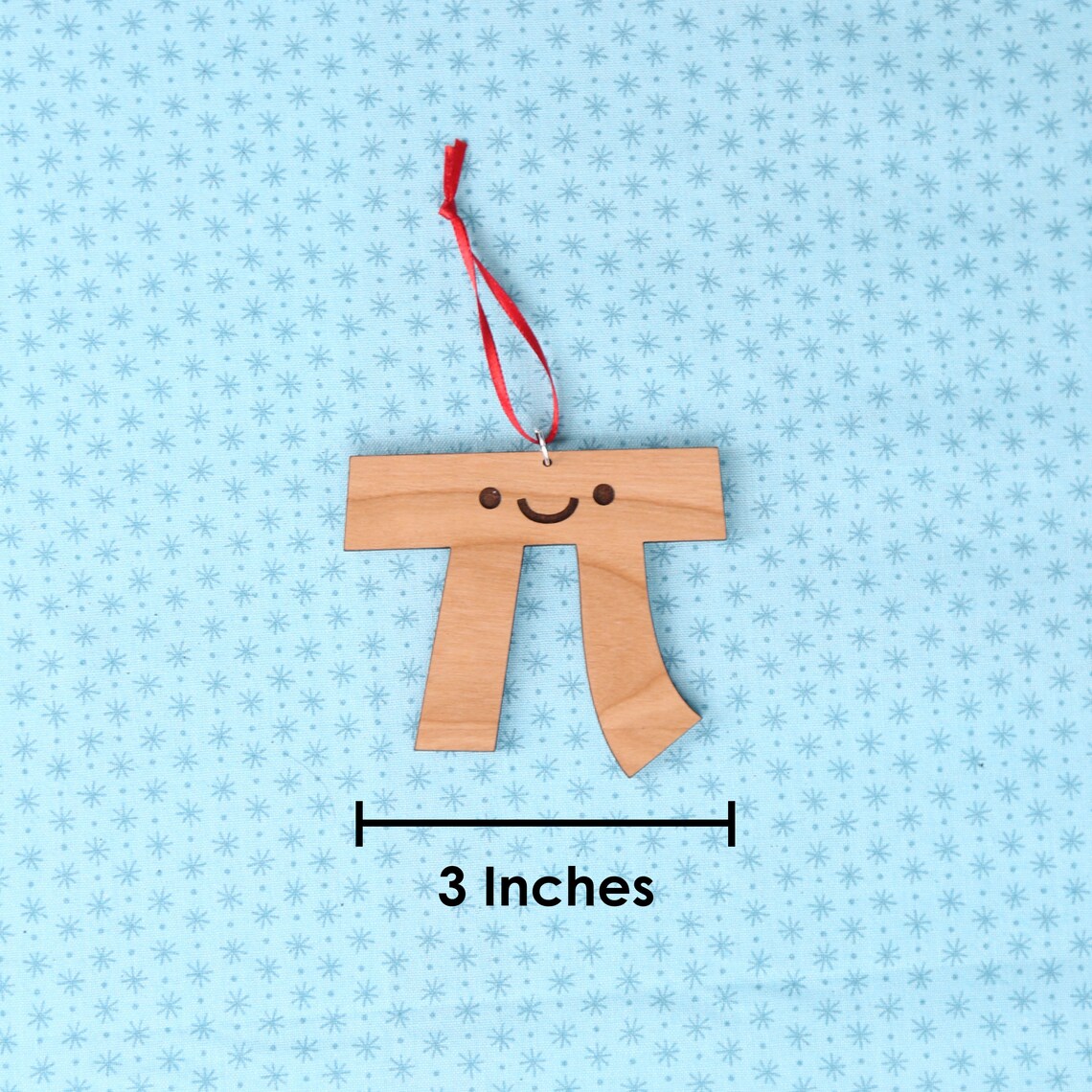 Pi Ornament, Color Options, Math Teacher Gift, Pi Symbol, Geek Gift ...