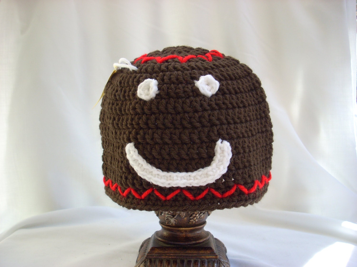 Gingerbread Man Knit Hat