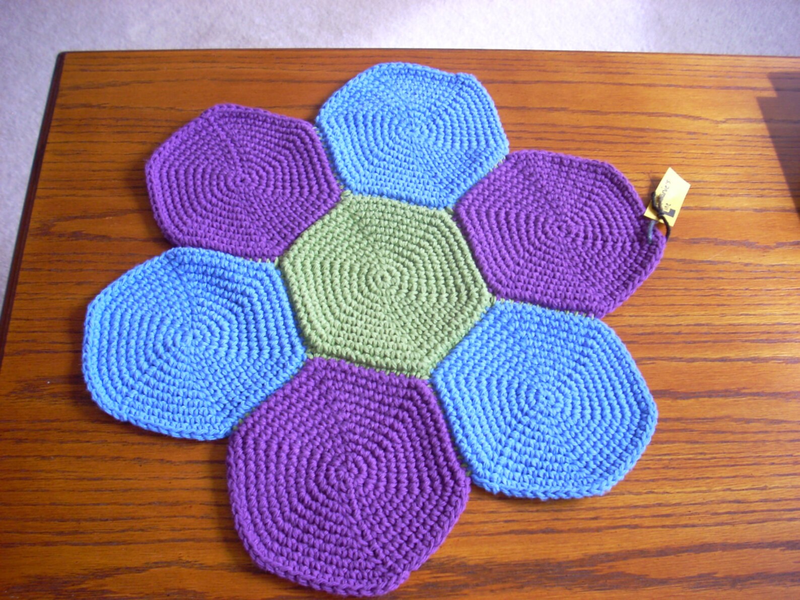 Spring Decor 17 Flower Place Mat Crocheted Flower - Etsy