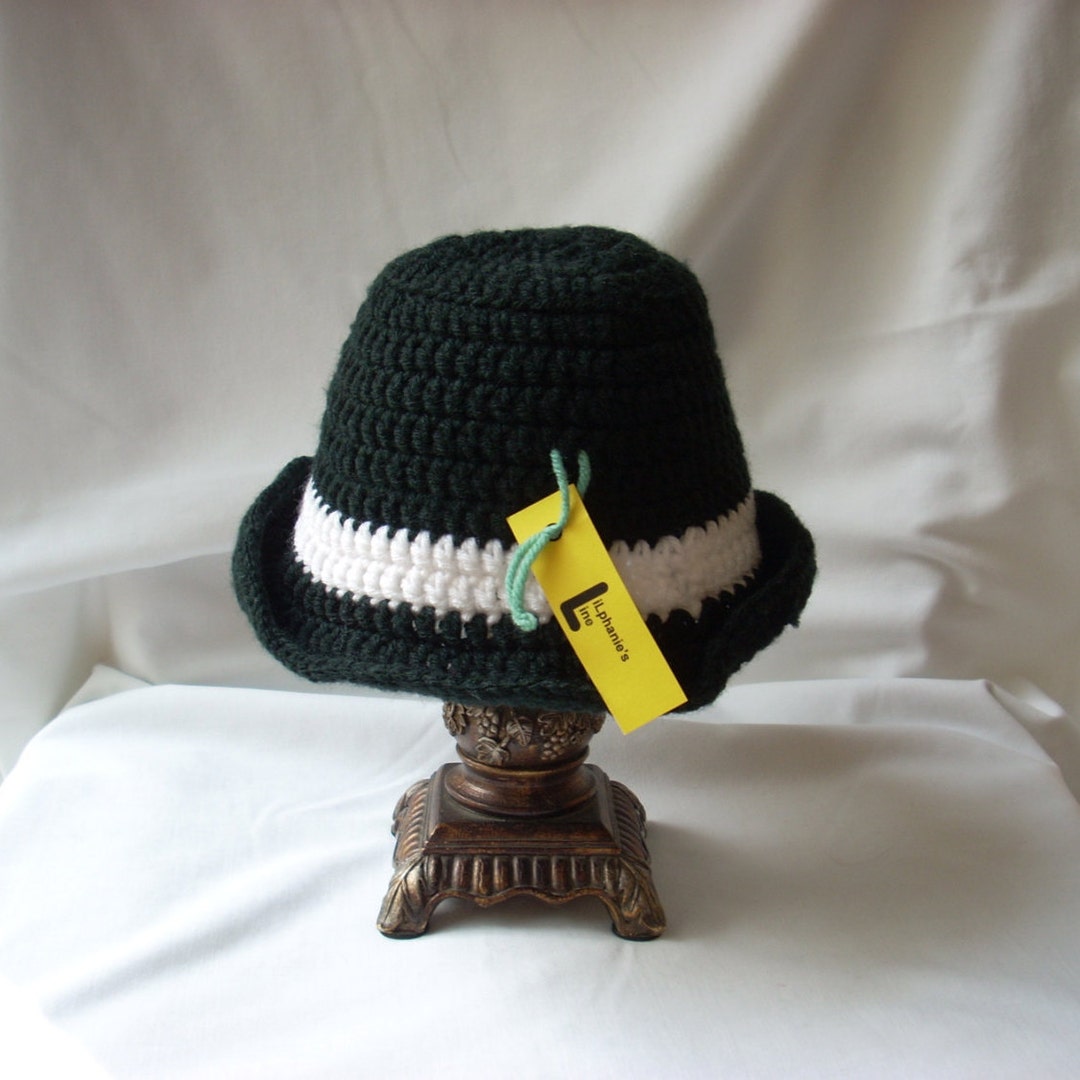 Fedora Style Dress Crochet Hat, Daddy and Me Photo Hat, Matching Set ...