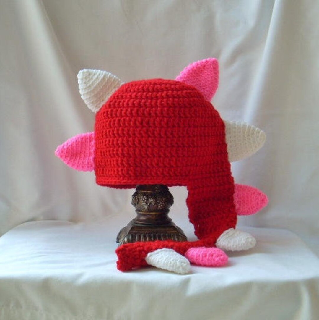 Crochet Dinosaur Costume Hat: Valentine's Day Knit Dragon Hat - Etsy