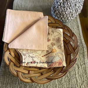 Reversible Linen Bread Basket Liner, Bread Cloth, Bread Cover, Roll ...