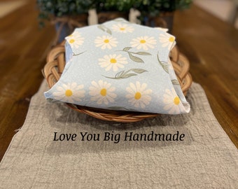 Reversible Linen Bread Basket Liner, Bread Cloth, Bread Cover, Roll ...