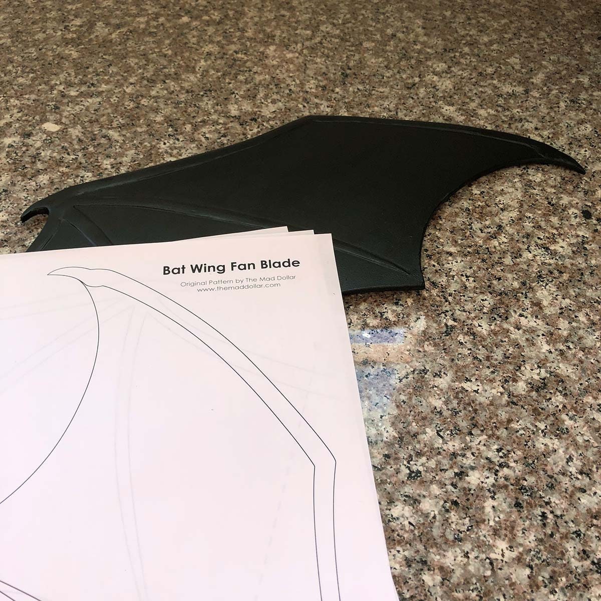 Bat Wing Ceiling Fan Template - Etsy