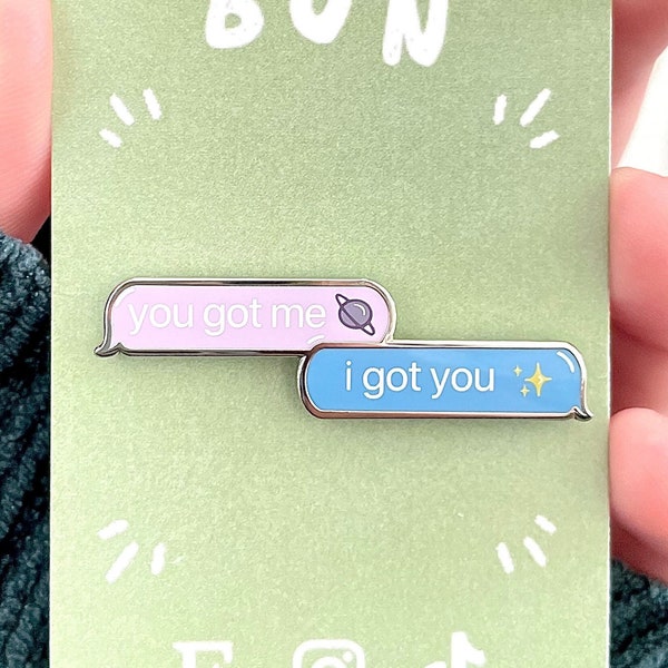 Text Pin - Etsy