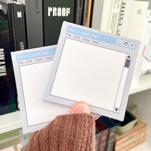 Vintage Computer Windows Tab Inspired Notepad - Etsy