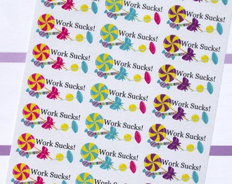 Funny work stickers | Etsy