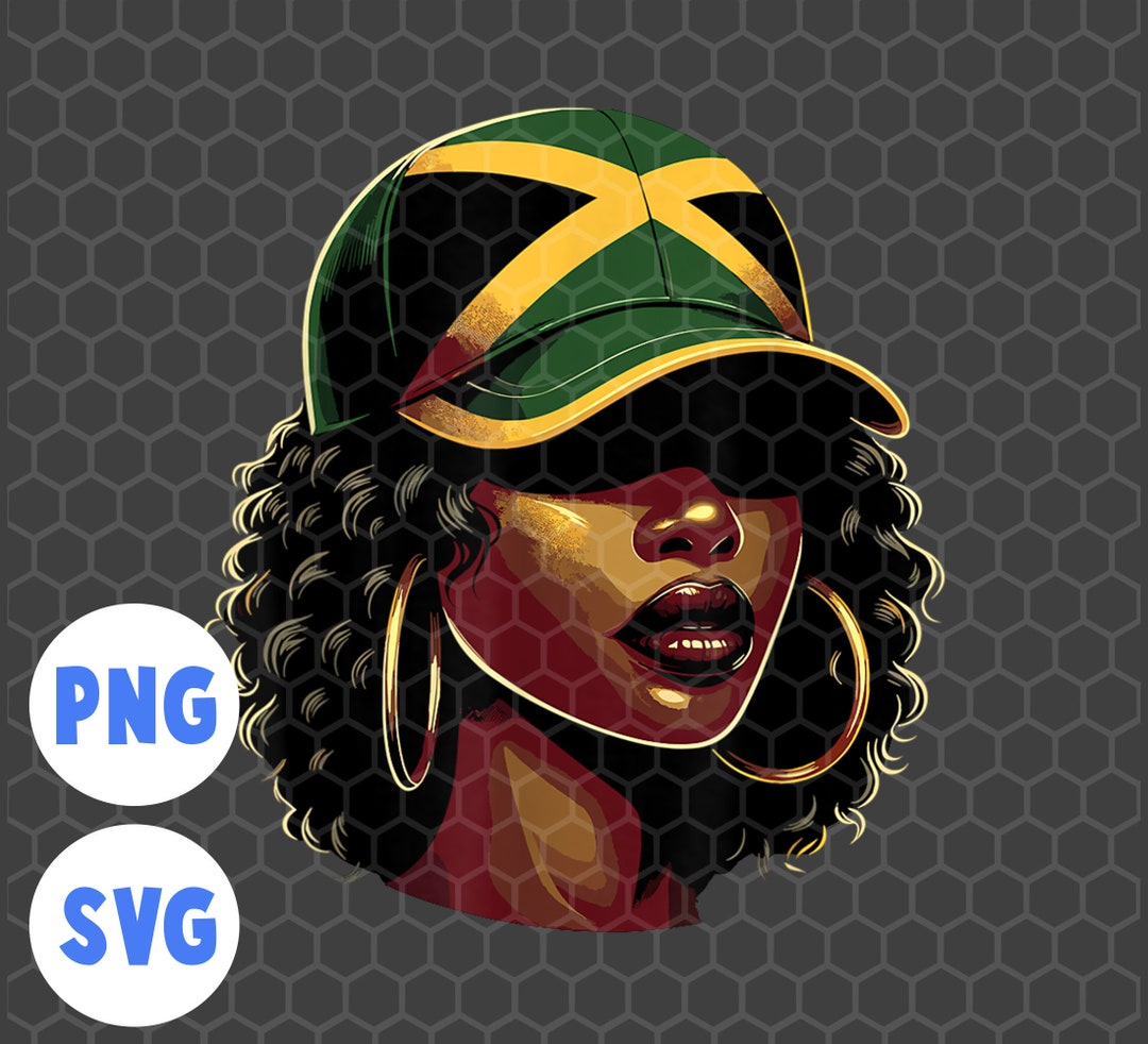 Afro Jamaican Black Girls Jamaica Png Instant Download - Etsy