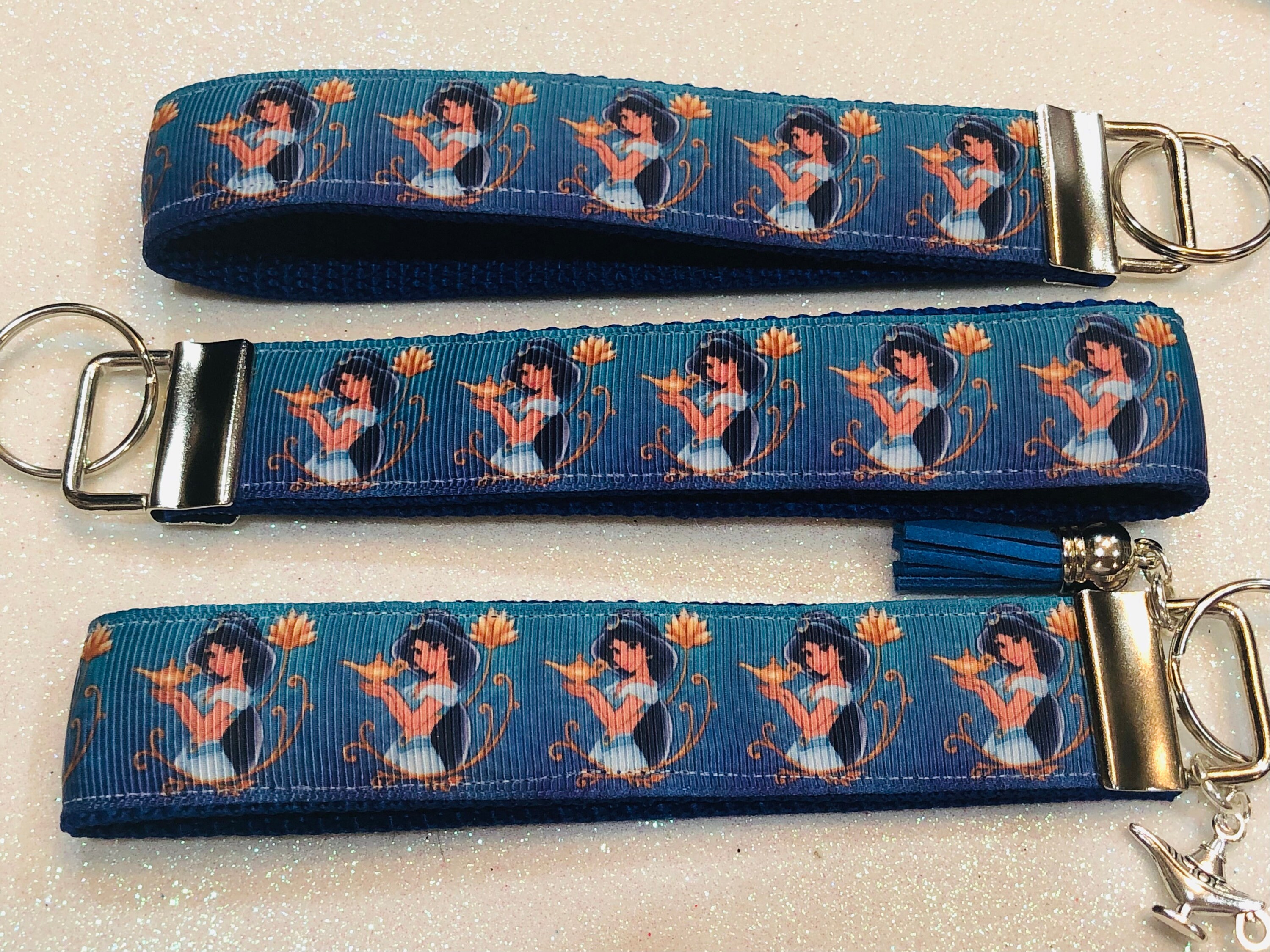 Aladdin Keychain Jasmine Keychain Free Charm Jasmine Key - Etsy UK