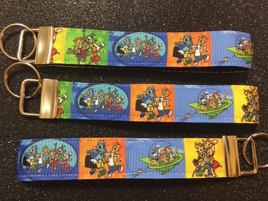 The Jetsons Keychain Free Charm Jetsons Wristlet Keychain - Etsy