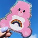 Glitter Care Bear Rainbow Car Decal Sticker. Lovely Care Bear Gift or ...