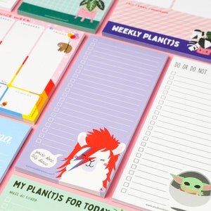 Star Wars to Do List Notepad Baby Yoda Desk Planner to Do List Looks ...