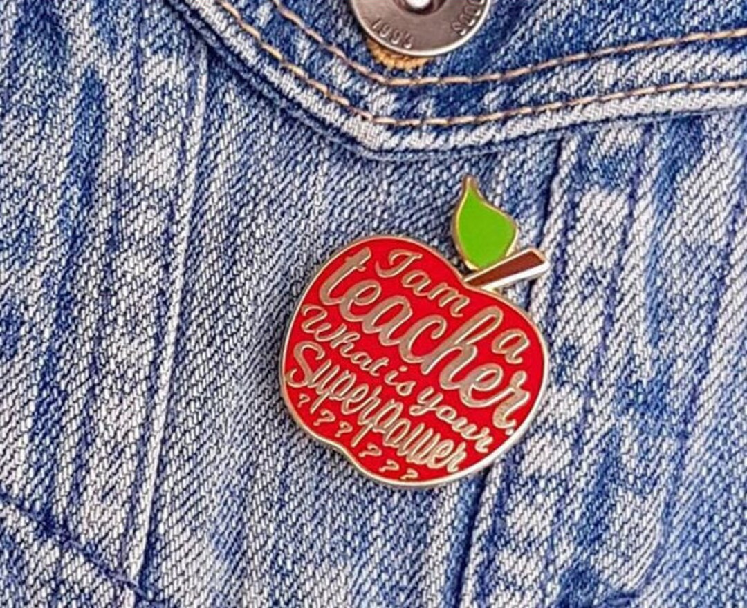 Teacher Enamel Pin Gift Idea. Great as Appreciation Gift for Teacher on ...