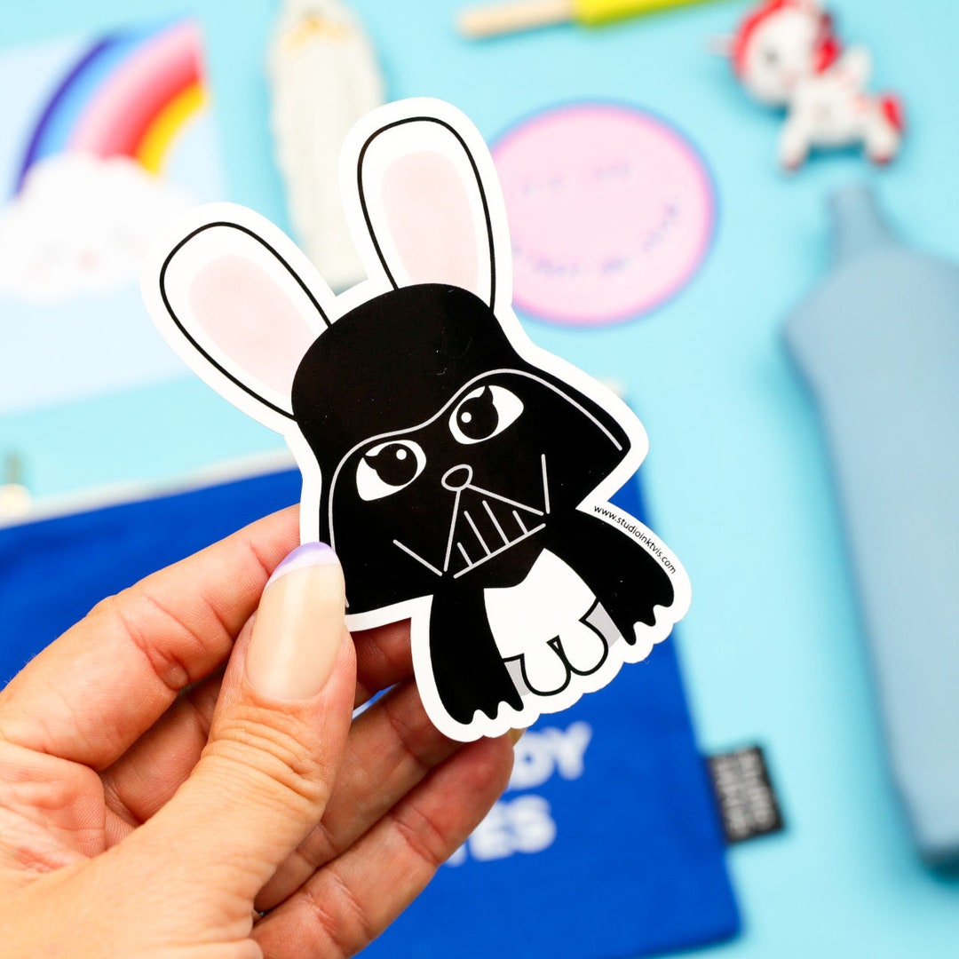 Sticker Darth Bunny Star Wars Kawaii Car Decal Vinyl Sticker. This ...