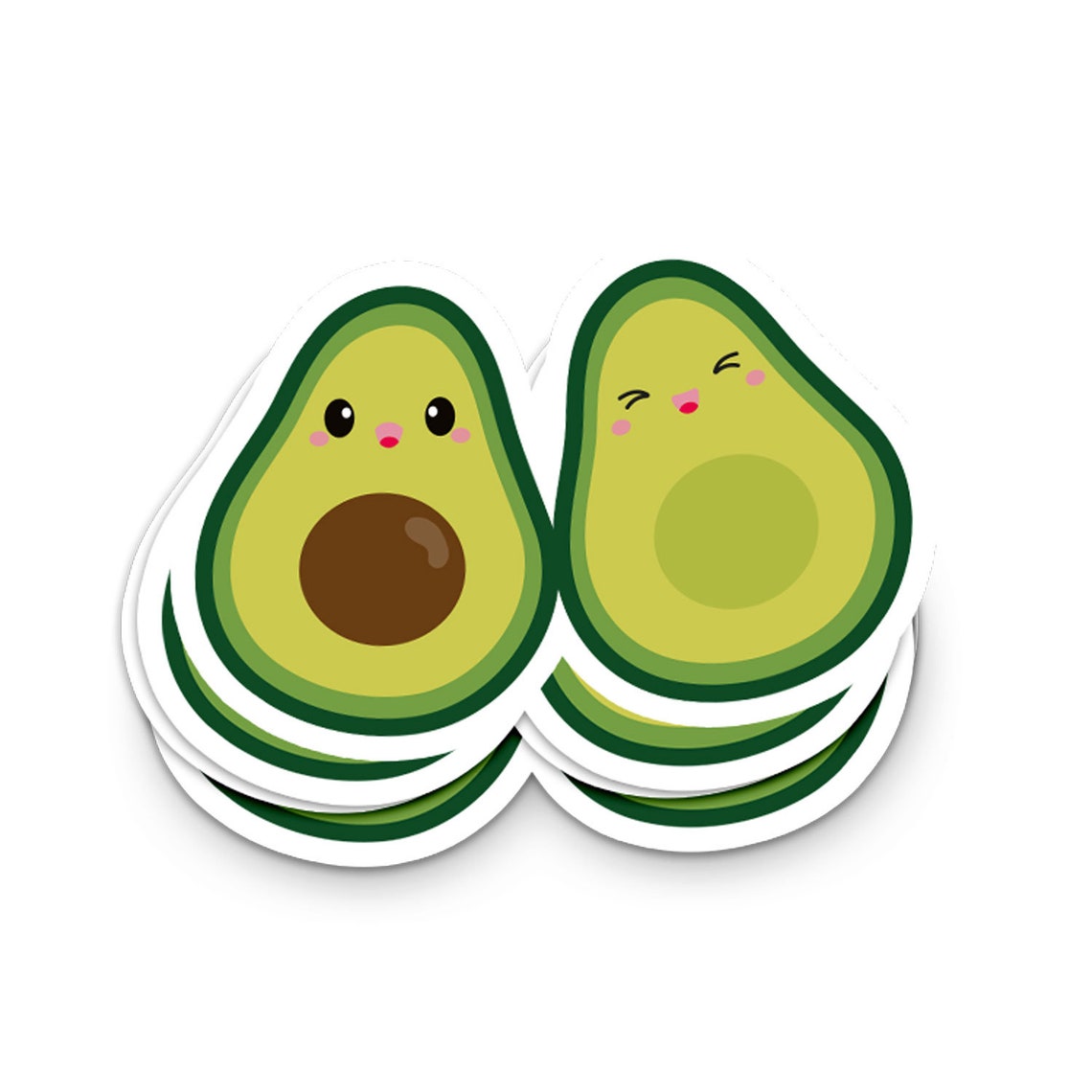 Avocado vinyl decal sticker . This Avocado vinyl sticker is a | Etsy