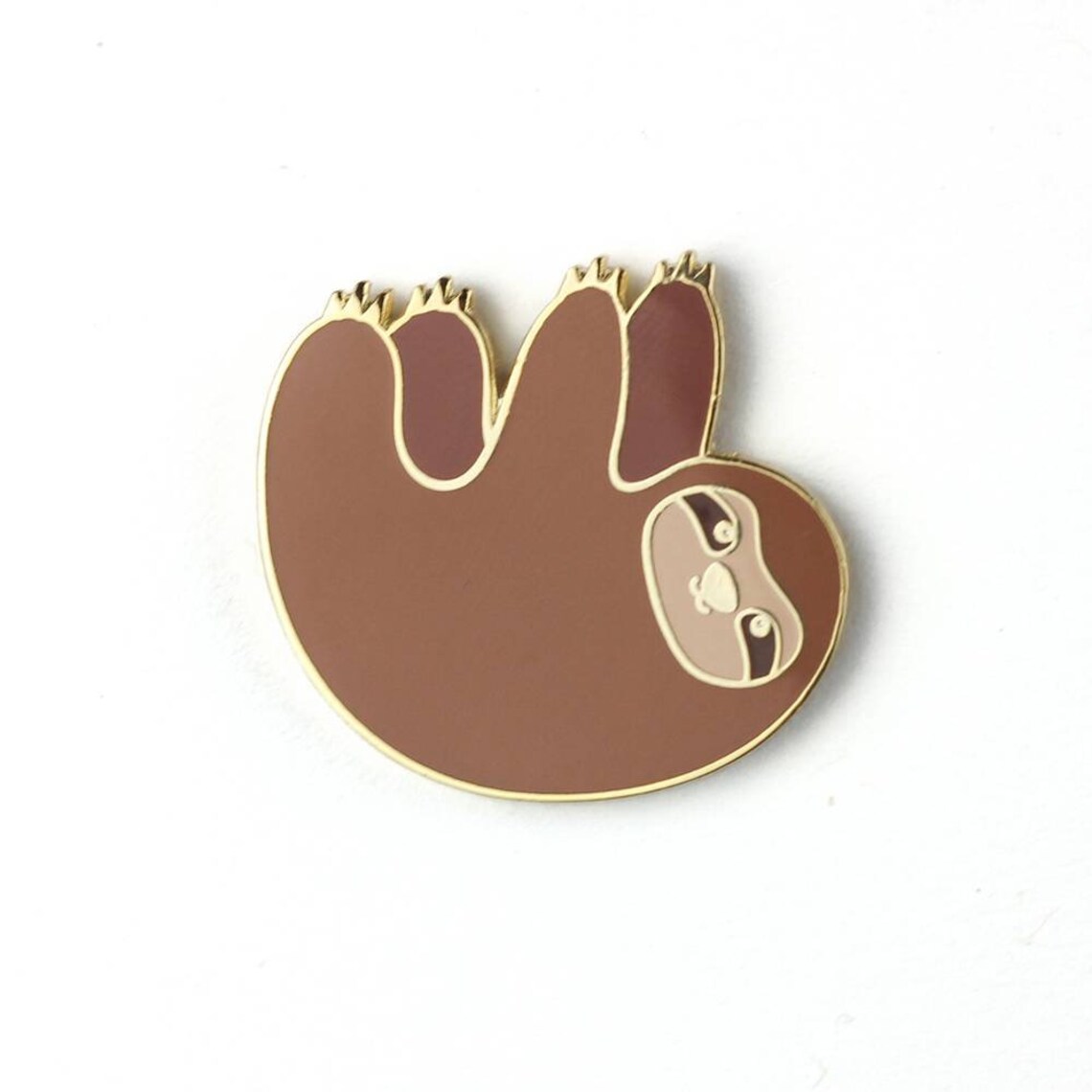 Sloth Pin is a Cute Jungle Animal Enamel Lapel Pin Gift for - Etsy
