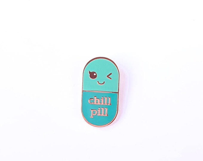 Nurse Pin Chill Pill Enamel Pin as a Great Gift for a Med - Etsy
