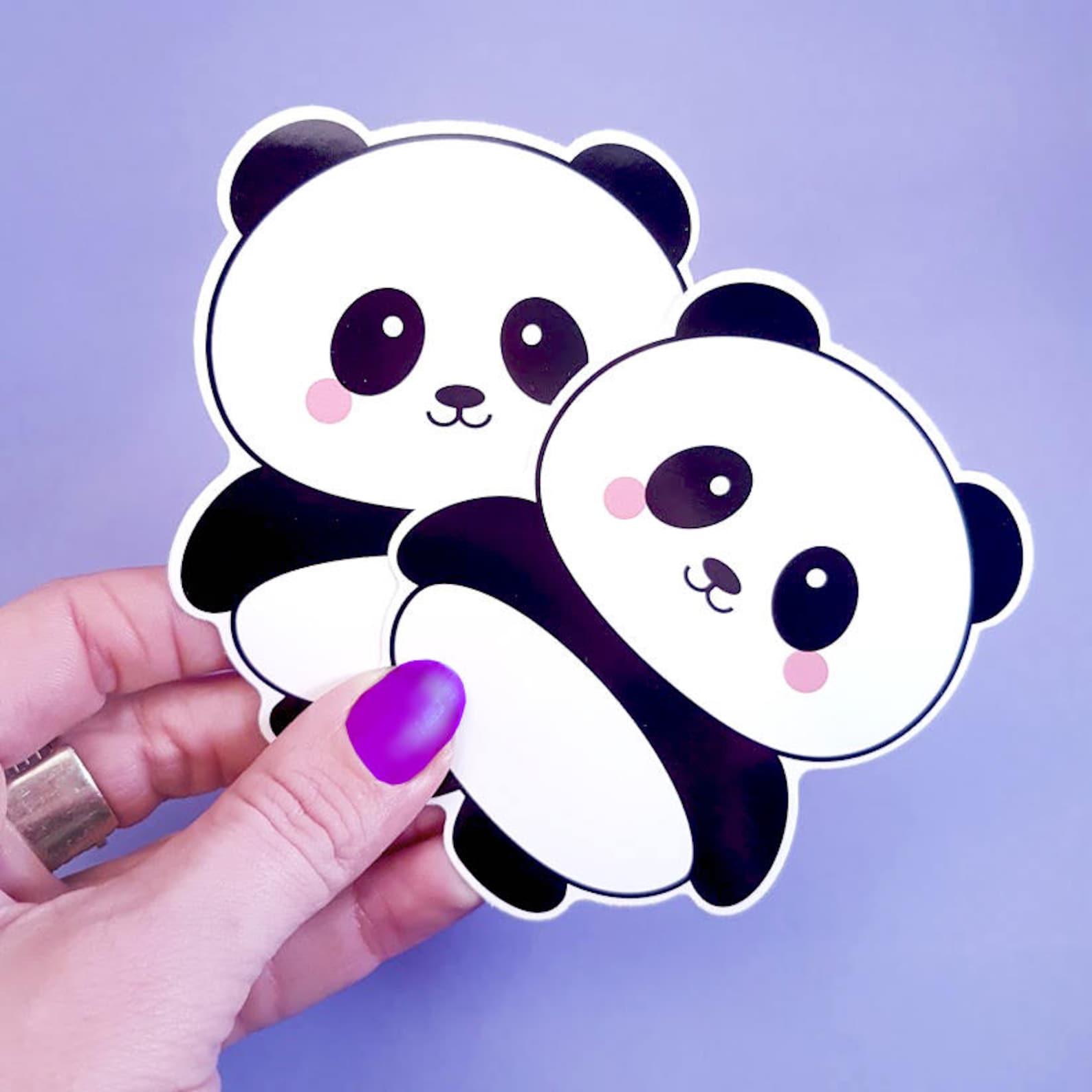 Panda Vinyl Car Decal Sticker. Lovely Panda Gift or Present. - Etsy