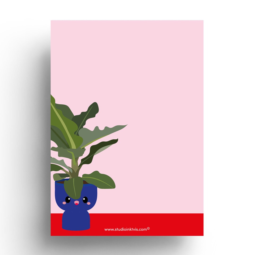 Notepad Banana Plant. A6 Musa Plant Gift . A Planner To-do List Desk ...