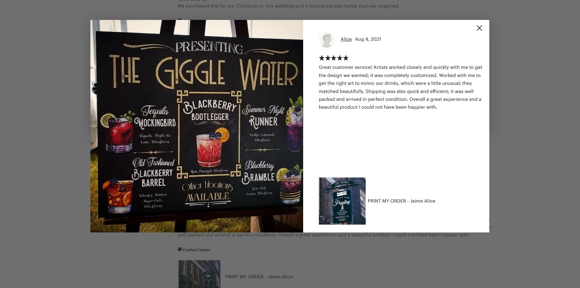 Art Deco Signature Cocktails Printable Sign Great Gatsby - Etsy