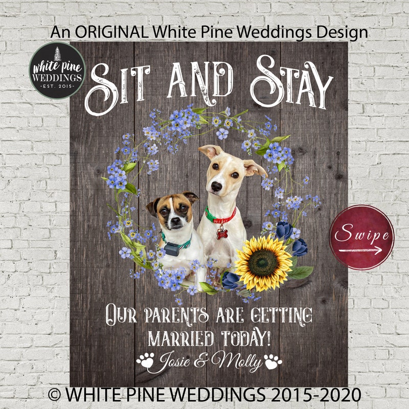 Pet Wedding Sign - Etsy