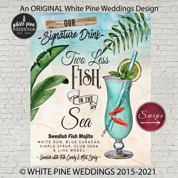 Two Less Fish - Etsy