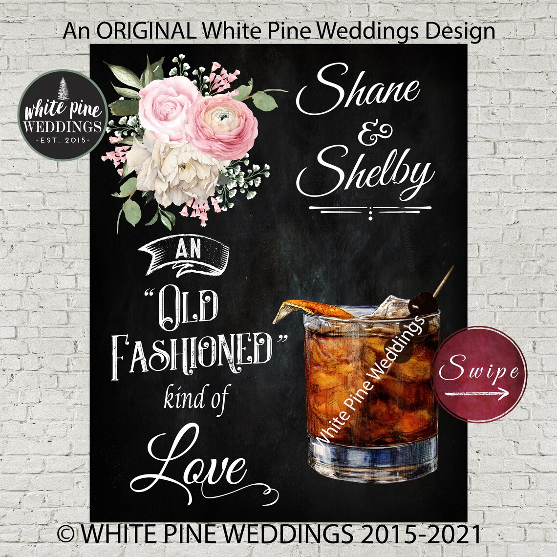 Wedding Signature Drink Sign Printable Couples Signature - Etsy