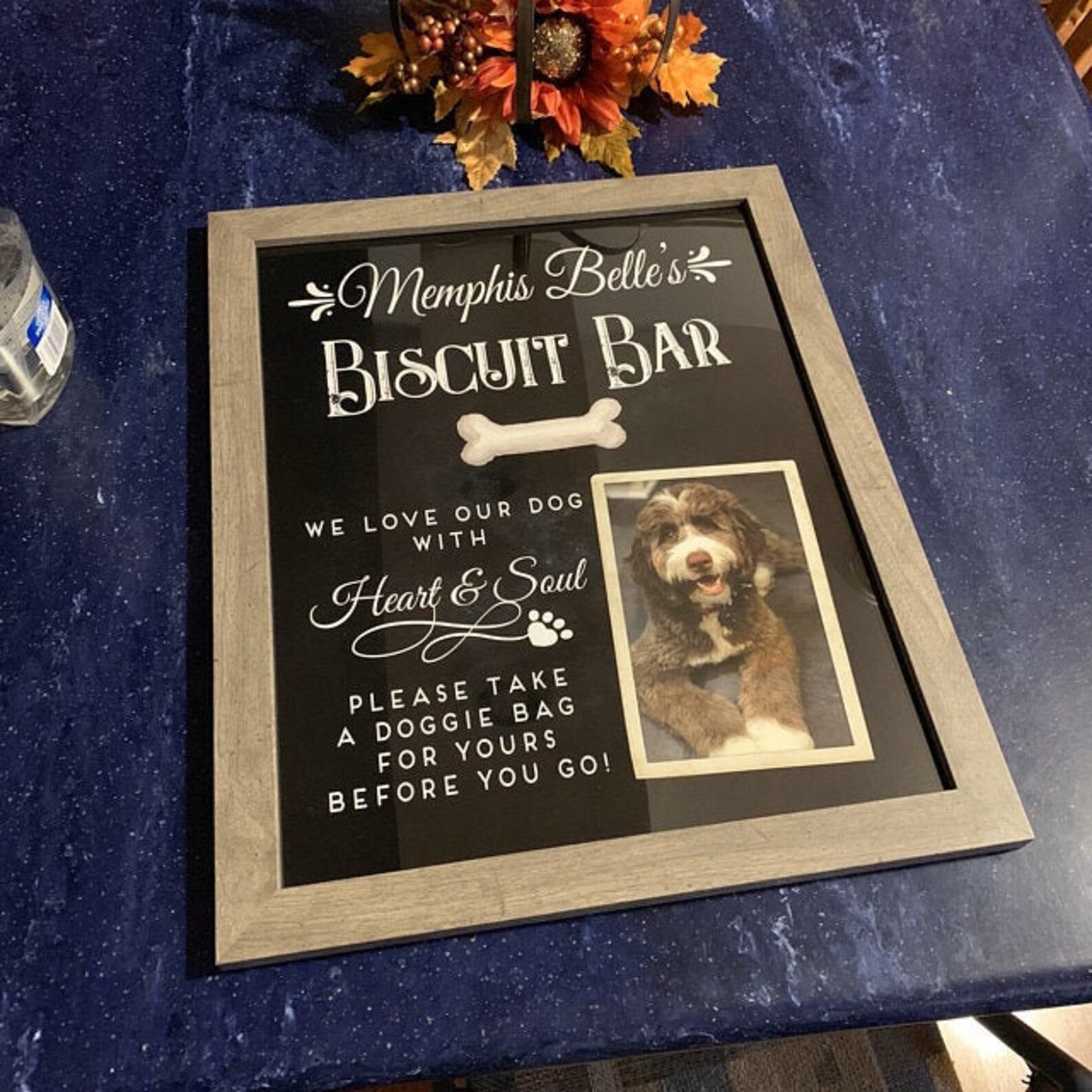 Dog Treats Sign Printable Dog Favors Sign Dog Biscuit Bar | Etsy