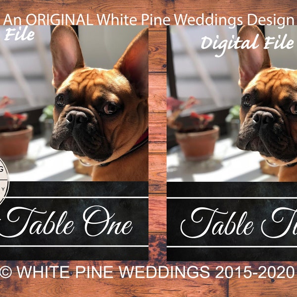 Photo Table Numbers - Etsy