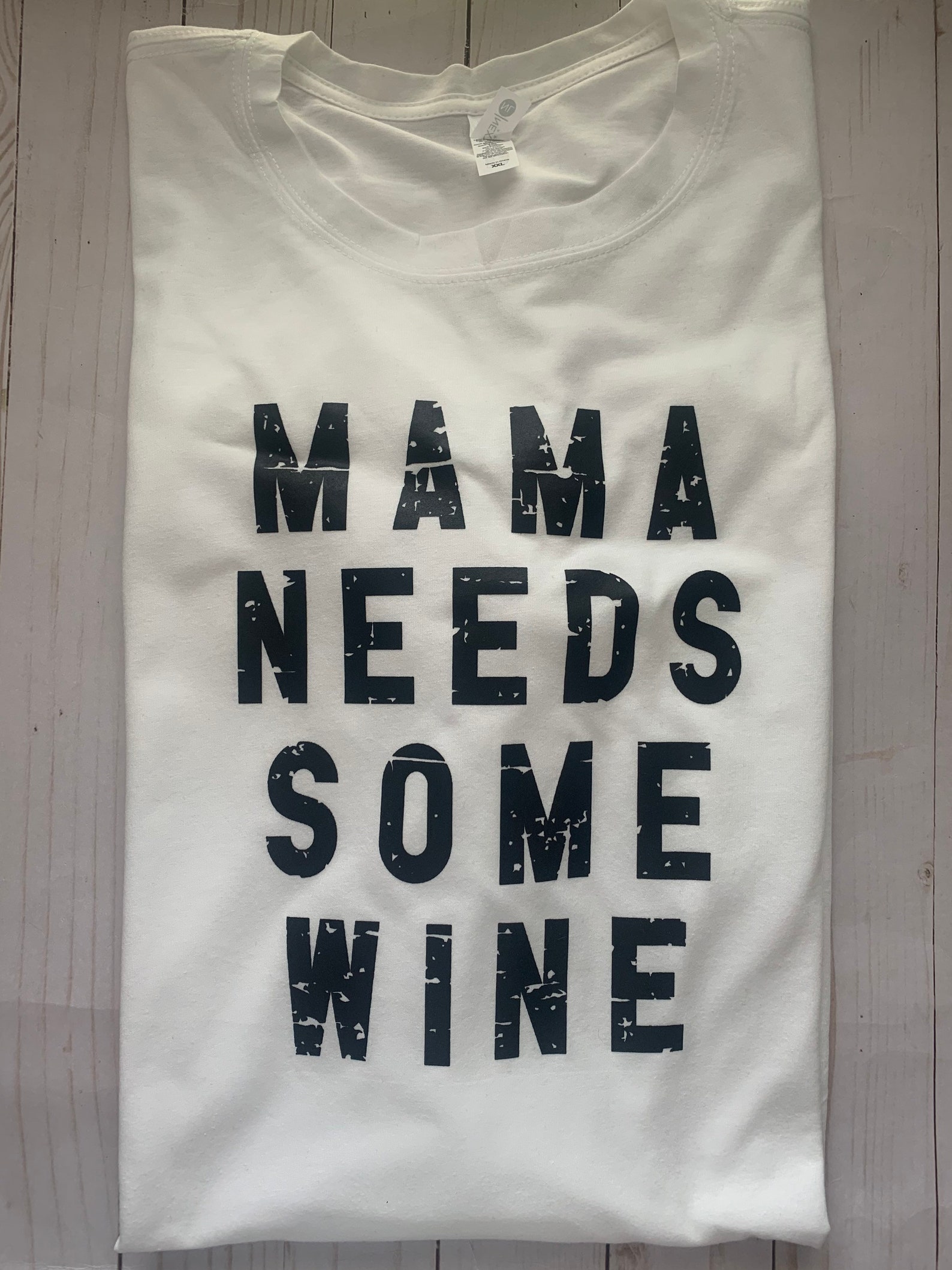 Mama Needs Some Wine. Mom Life. Wine. Screen Printing. Bella - Etsy