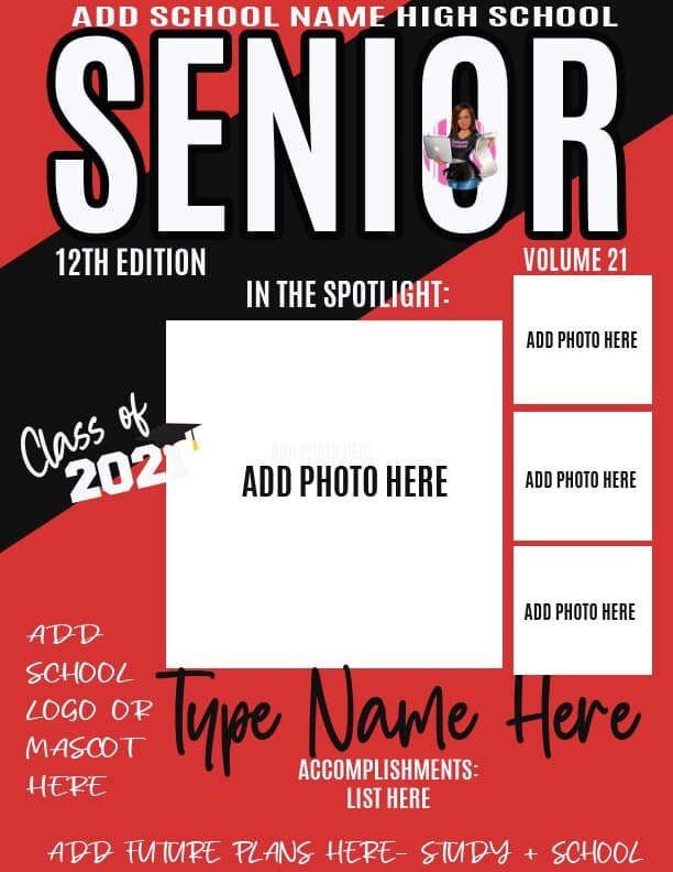 Senior Graduation Magazine Template Senior Welcome Guide Etsy Senior Graduation Magazine Template Senior Welcome Guide Etsy