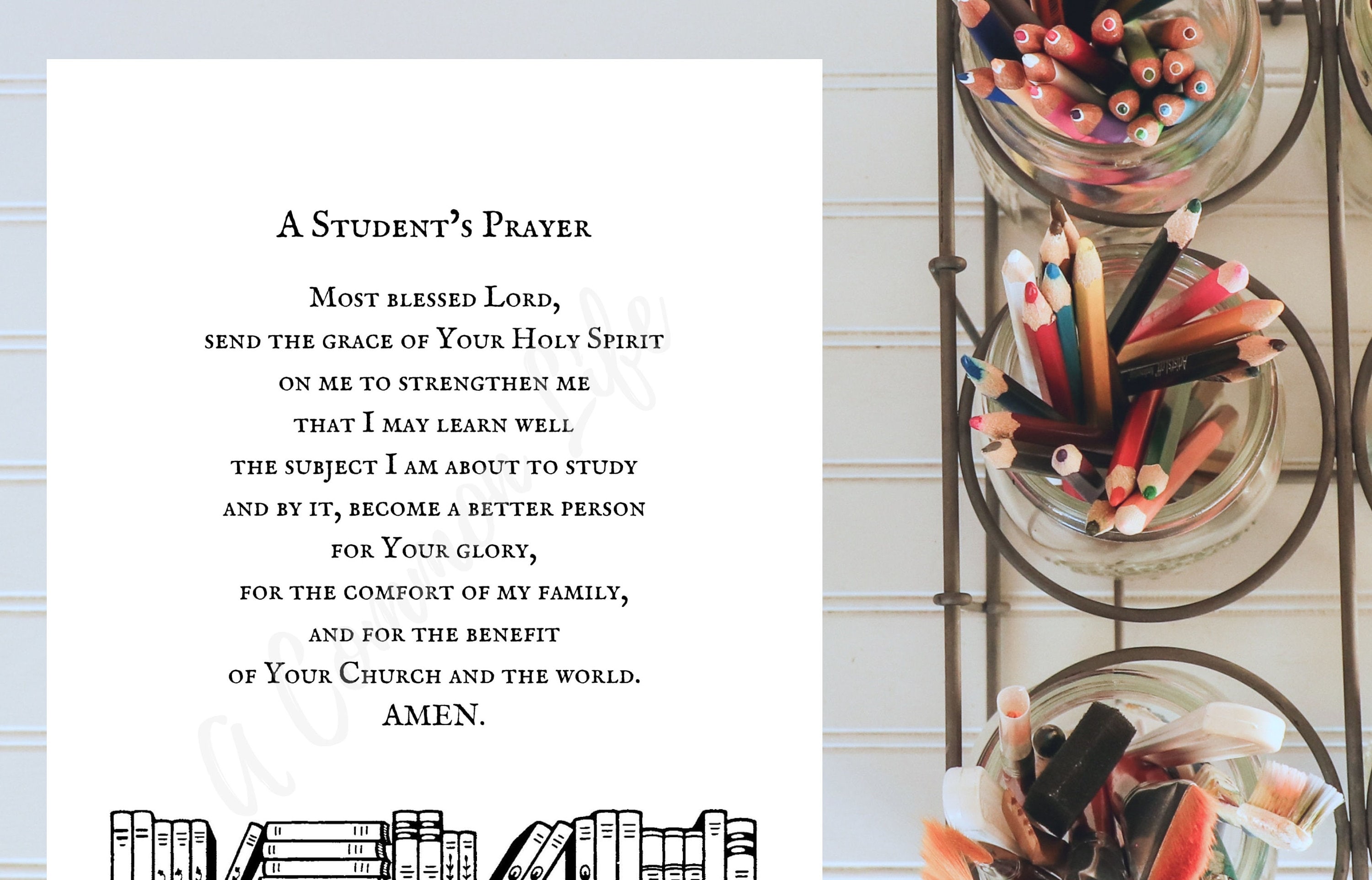 Prayer for Students || Printable Prayer, Prayers, Student's Prayer - Etsy