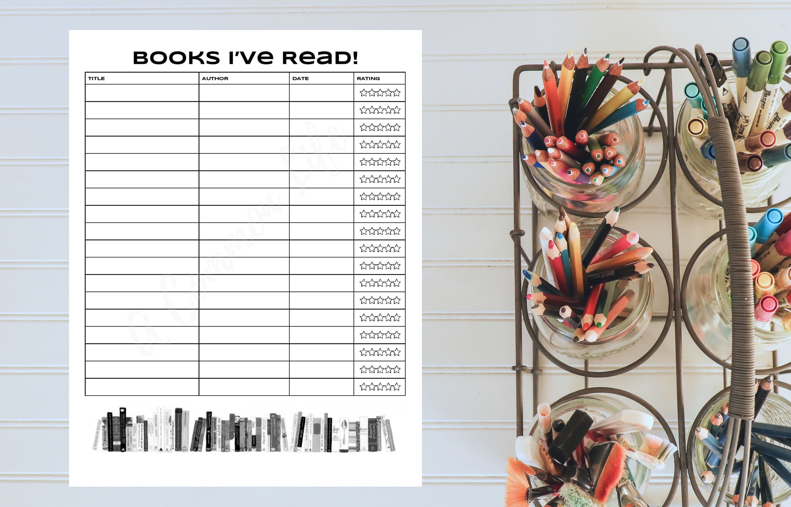 Reading Log || Book List, Track the Books I've Read, Homeschool ...
