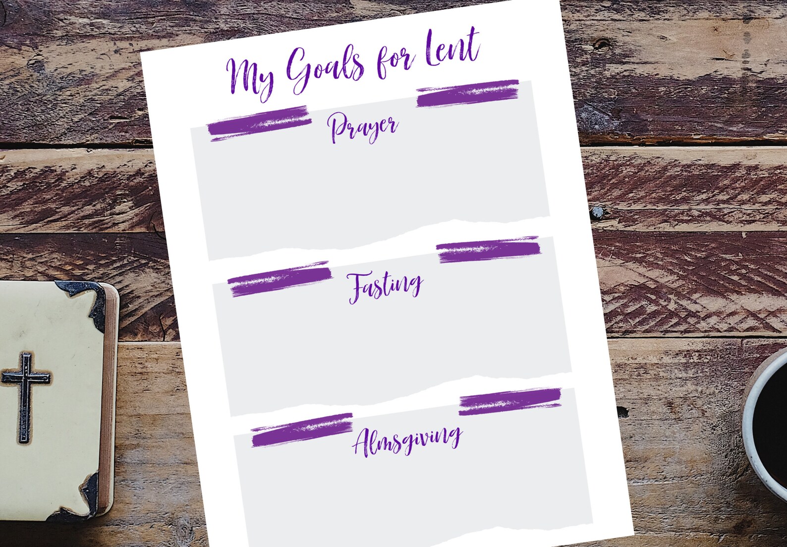 My Goals for Lent Printable || Lent Goal Tracker || Catholic Lent ...