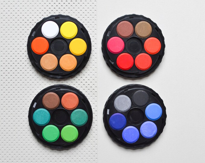Watercolors Wheel Stack Set Watercolours Stackable 4 Tier Set Koh-i ...