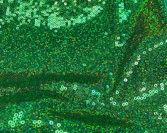 Mini Disc Flat Sequin Spandex Fabric by the Yard | Etsy