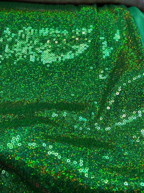 Mini Disc Flat Sequin Spandex Fabric by the Yard | Etsy